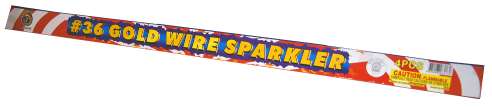 #36 Gold Wire Sparklers – KJ's Fireworks
