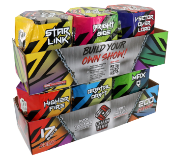Chain Link 200G Asst. 17 Shot (LINKABLE) – KJ's Fireworks